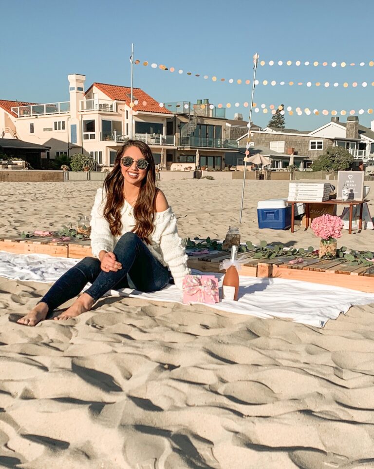 How to Plan a Birthday Beach Dinner Party - My Styled Life